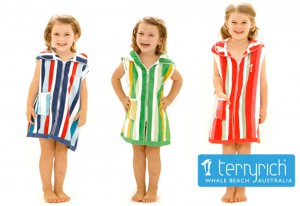 WIN 1 of 10 fabulous Terry Rich beach robes for children - Competition