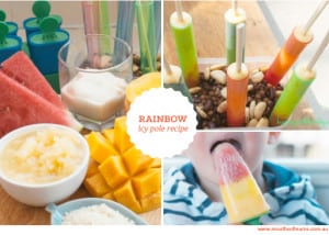 Fruity rainbow icy pops recipe - Real Recipes from Mums