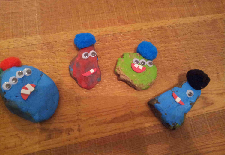 Crazy Rock Monsters - Arts, Crafts and DIY