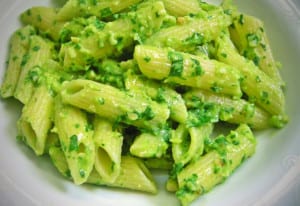 Avocado Pasta with Basil and Lemon - Real Recipes from Mums