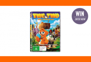 WIN 1 of 15 TWO BY TWO DVD/plush packs - Competition