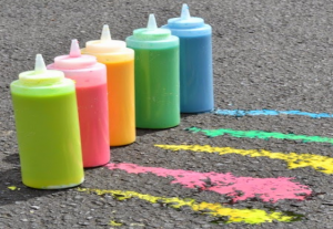 How to make colour changing chalk paint - Mouths of Mums