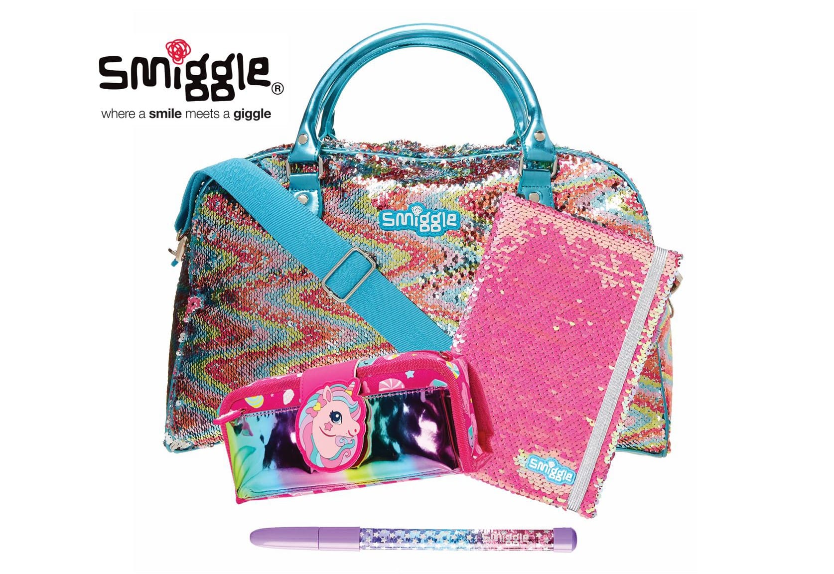 WIN 1 of 5 super sparkly Smiggle prizes for Christmas! - Competition