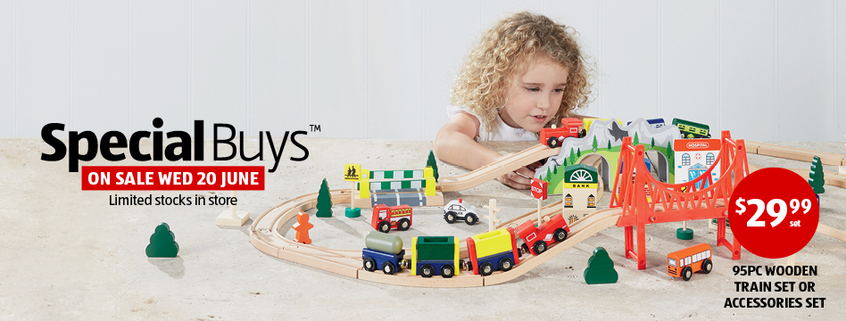 aldi train set - Mouths of Mums