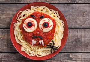 Scary Spaghetti Bolognese For Halloween - Real Recipes from Mums