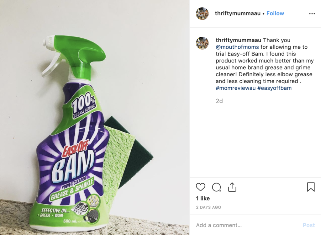 11_Member Instagram_Easy-Off Bam Kitchen Grease Cleaner - Mouths of Mums