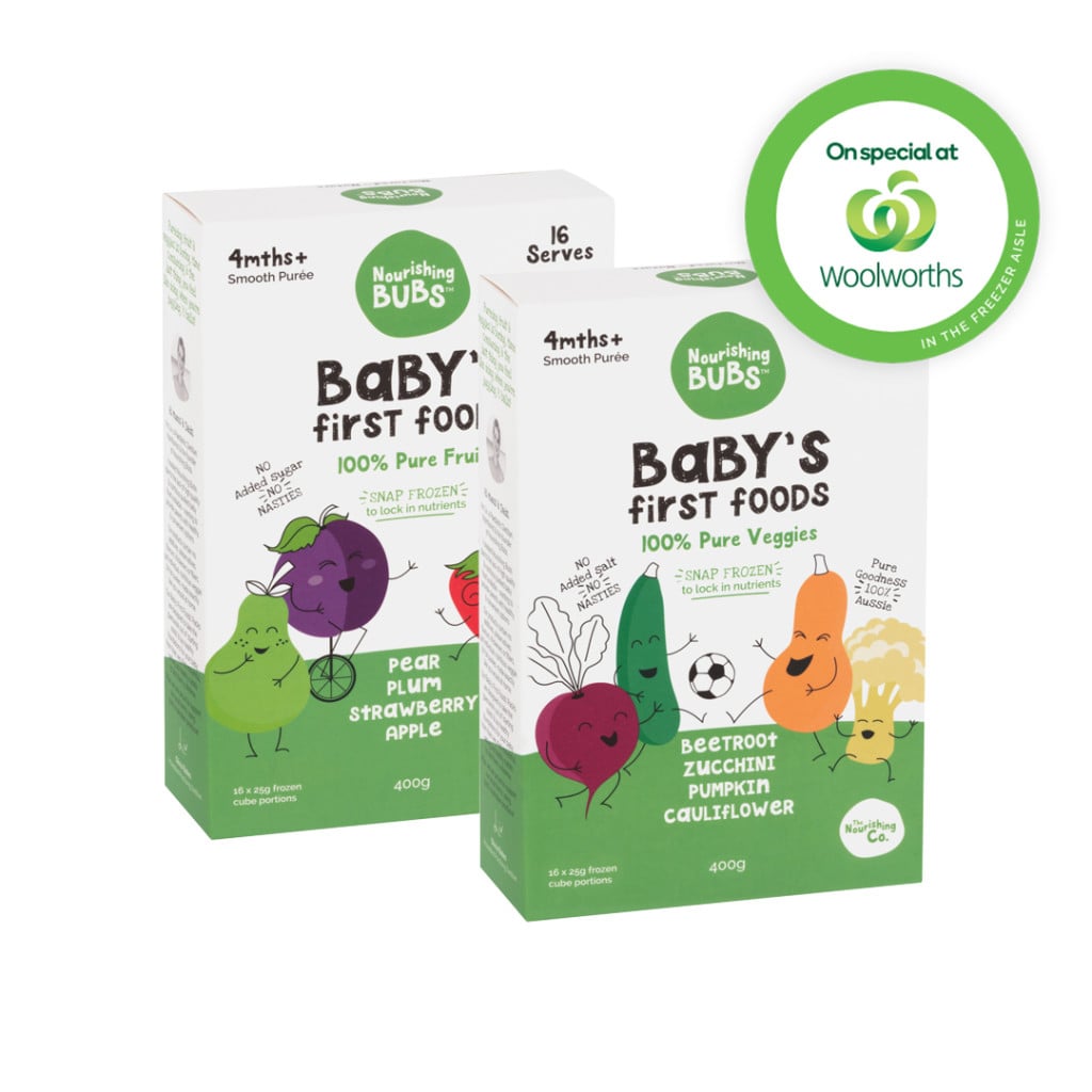 Nourishing Bubs Makes Bub's First Foods Simple - Mouths of Mums