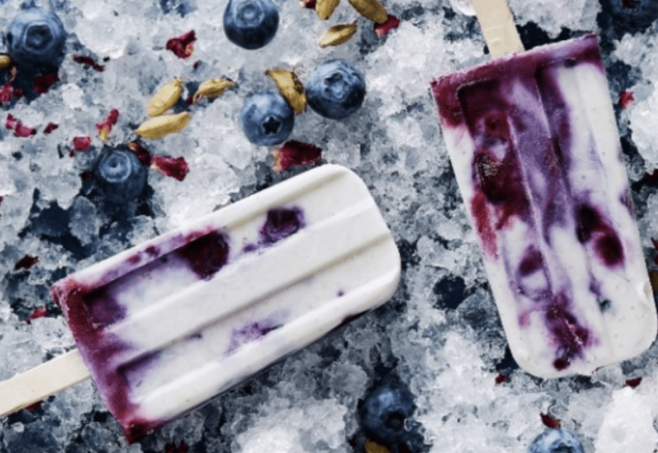 Australian Blueberry & Creamy Coconut Popsicles - Real Recipes from Mums