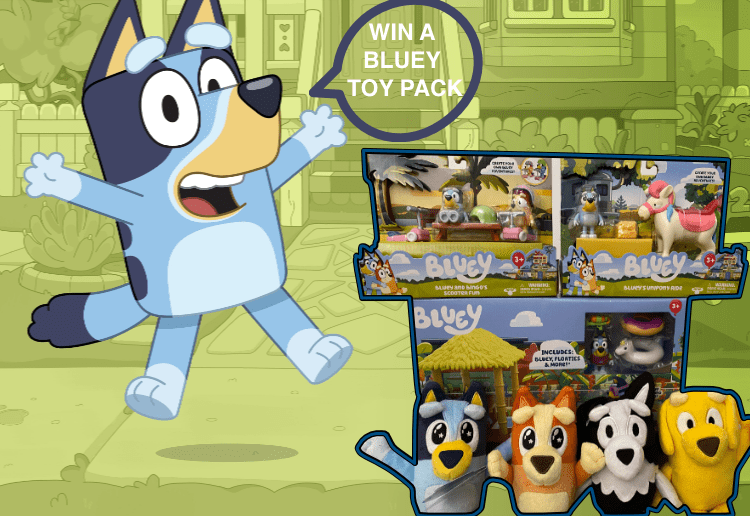 bluey toy pack competition - Mouths of Mums