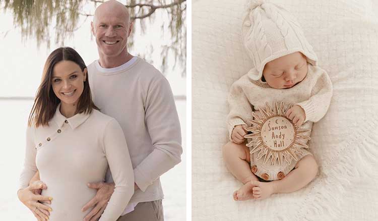 Barry-Hall-Lauren-Brant-baby-three - Mouths of Mums