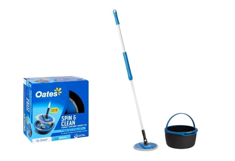 Oates Spin & Clean Compact Spin Mop & Bucket Set_Main Image_750 x 516px ...