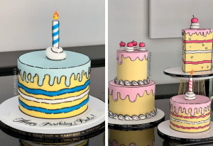 The Comic Cake Trend That's Just Too Cute! - Mouths of Mums
