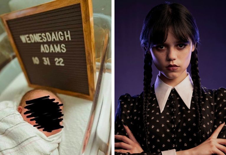 Parents Name Their Baby Wednesdaigh Adams - Mouths of Mums