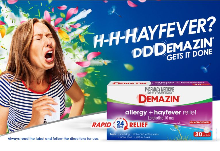 Demazin Allergy + Hayfever Relief Tablets 766x527 - Mouths of Mums
