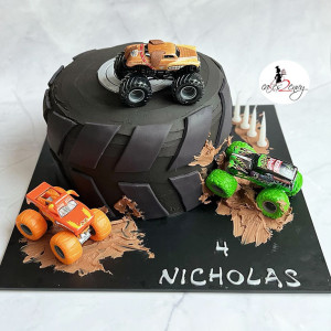 21 Monster Truck Cake Ideas For Birthdays | Mouths Of Mums