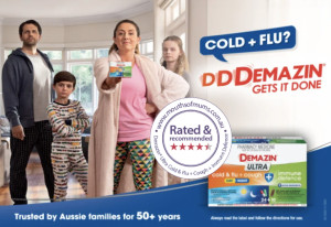 Demazin® Ultra Cold & Flu + Cough + Immune Defence Product Review