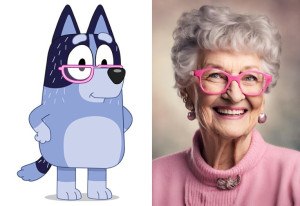 We Asked AI To Turn Bluey Characters Into Real People, And The Results ...
