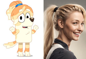 We Asked AI To Turn Bluey Characters Into Real People, And The Results ...
