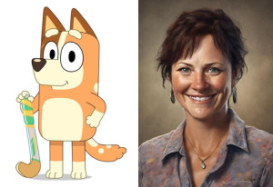 We Asked AI To Turn Bluey Characters Into Real People, And The Results ...