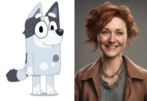 We Asked AI To Turn Bluey Characters Into Real People, And The Results ...