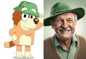 We Asked AI To Turn Bluey Characters Into Real People, And The Results ...