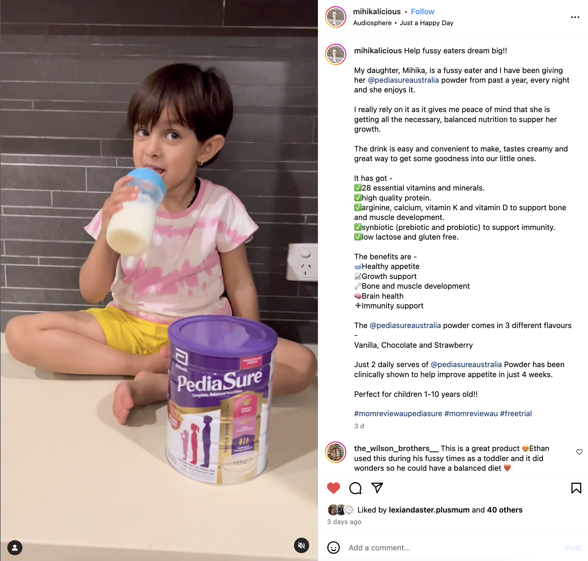 PediaSure® Product Review