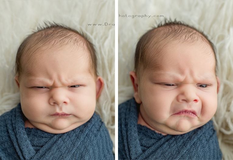 Gorgeous Grumpy Baby Goes Viral - Mouths of Mums