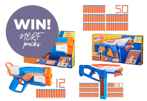 WIN 1 Of 3 NERF Prize Packs To Celebrate New N SERIES! - Competition