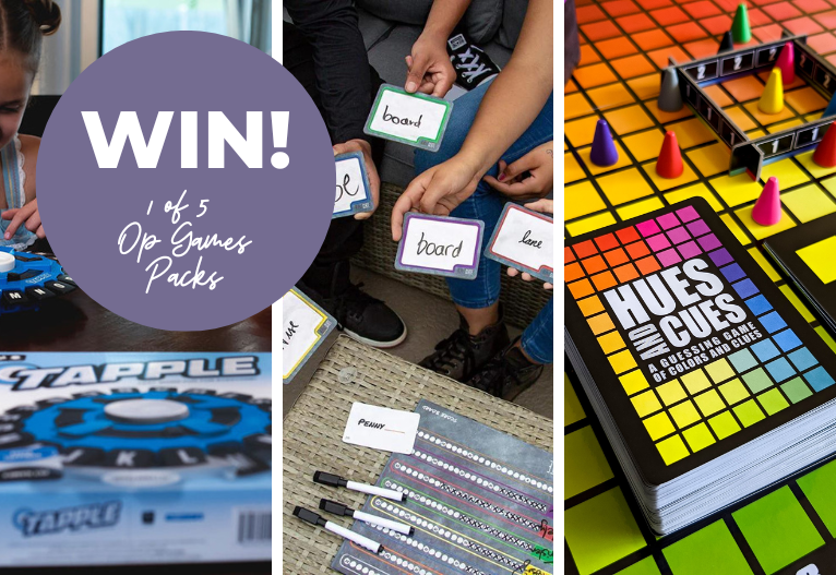 Win 1 Of 5 The Op Games Packs Including Tapple, Hues And Cues And Blank ...