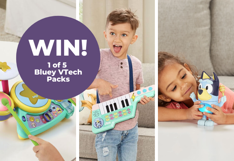 Win 1 Of 5 Bluey VTech Packs! - Competition