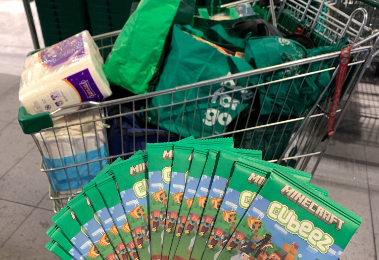 Minecraft collectibles Woolworths - Mouths of Mums